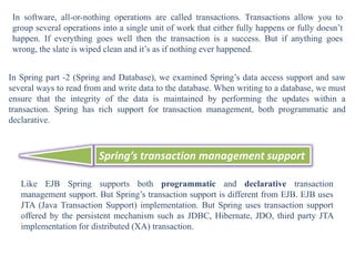Spring transaction part4 | PPT