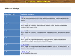 Spring Transaction Management | PPT