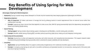 Spring Web Presentation 123143242341234234 | PPTX