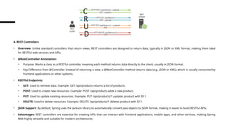 Spring Web Presentation - Framework and Its Ecosystem | PPTX