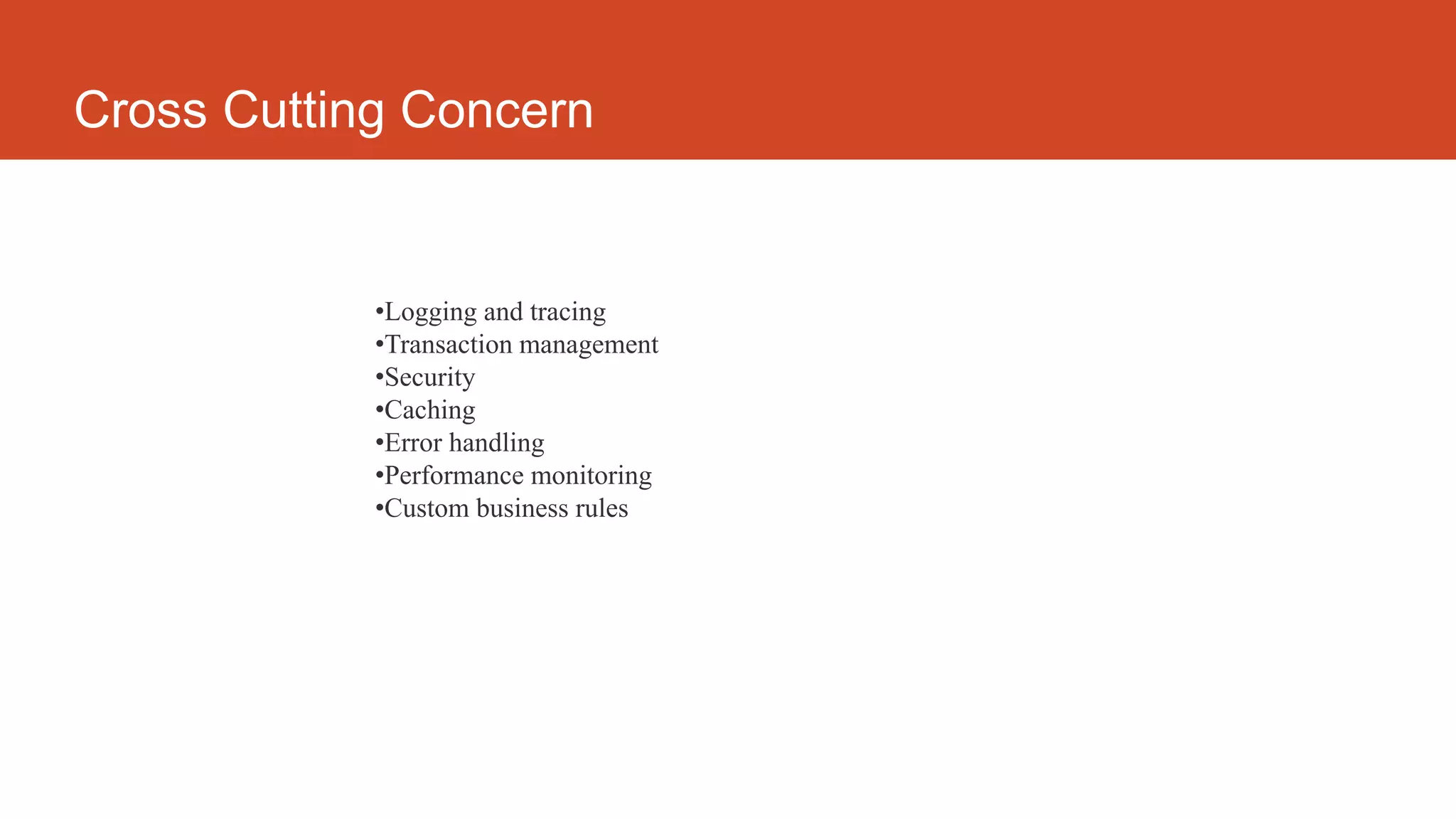 Cross cutting concern tutorial by Jeetendra Mandal | PPT