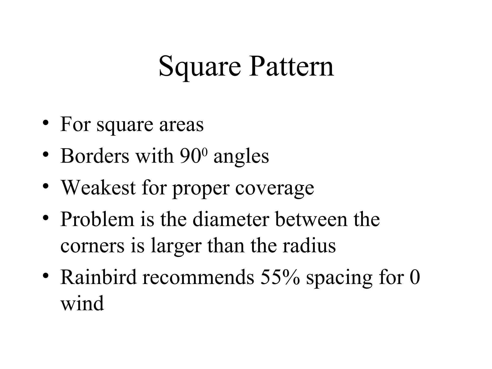 Sprinkler Spacing | PPT
