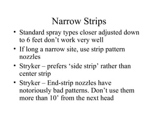 Sprinkler Spacing | PPT