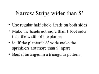 Sprinkler Spacing | PPT
