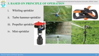 Introduction of Sprinkler Irrigation system And Its Type | PPTX