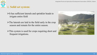 Introduction of Sprinkler Irrigation system And Its Type | PPTX