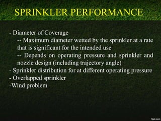 Sprinkler irrigation kvg | PPTX