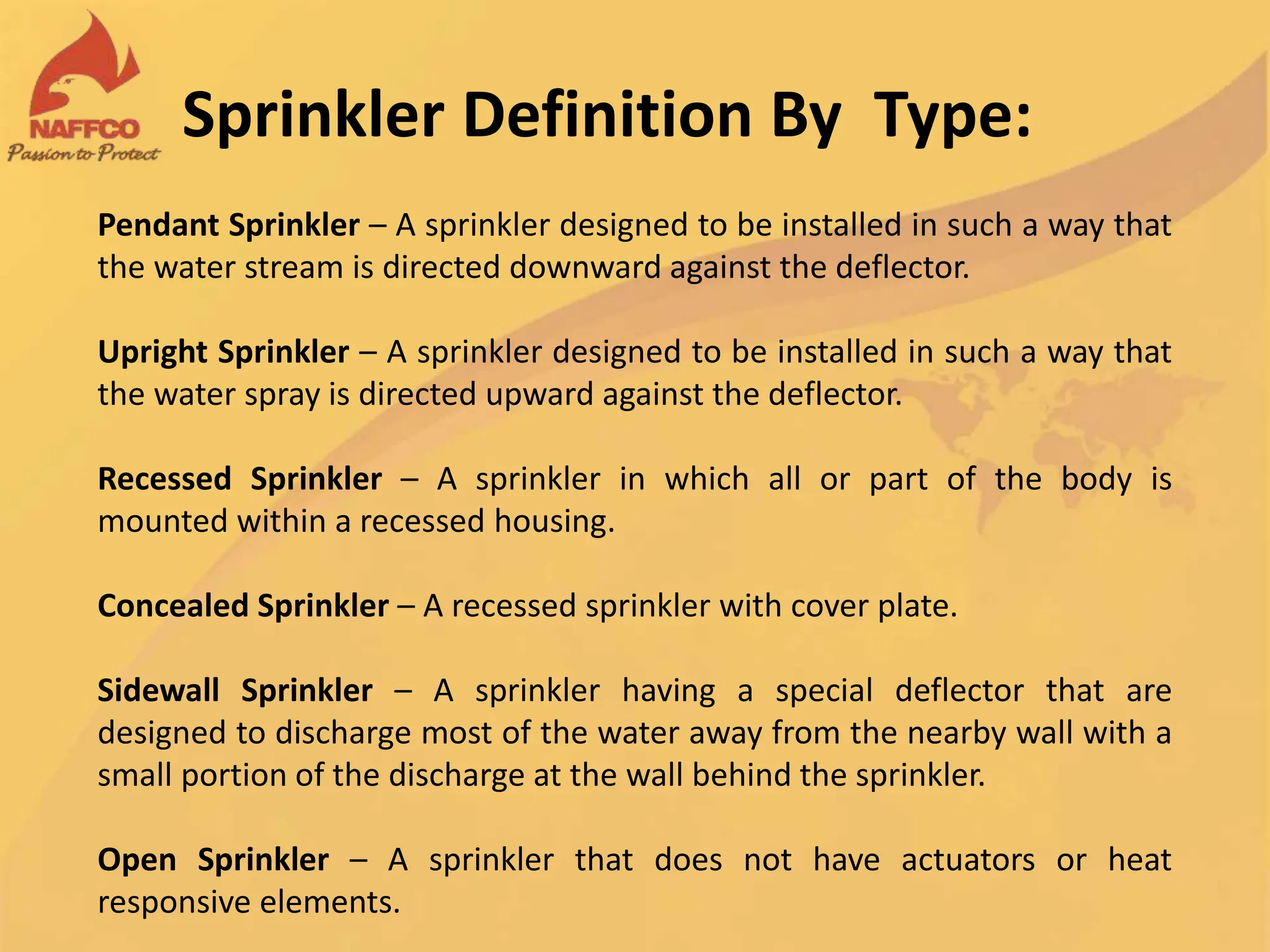 SPRINKLER SYSTEM ASPER UAE LIFE SAFETY CODES | PPT