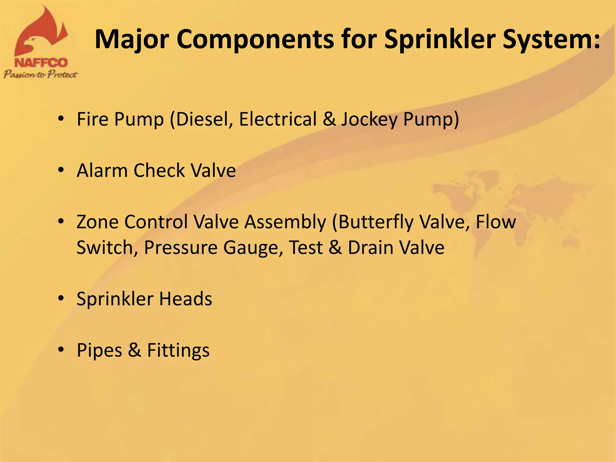 SPRINKLER SYSTEM ASPER UAE LIFE SAFETY CODES | PPT