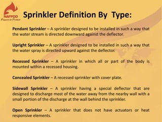 SPRINKLER SYSTEM ASPER UAE LIFE SAFETY CODES | PPT