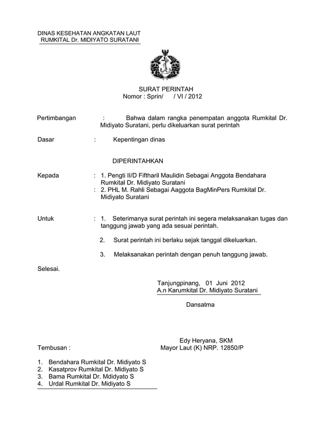 Sprin penempatan | PDF