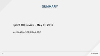 Sprint 109 | PPT