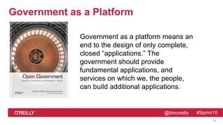 Government as a Platform: What We've Learned Since 2008 (ppt) | PPT