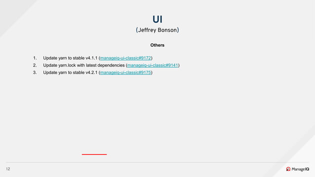 ManageIQ - Sprint 237 Review - Slide Deck | PPT