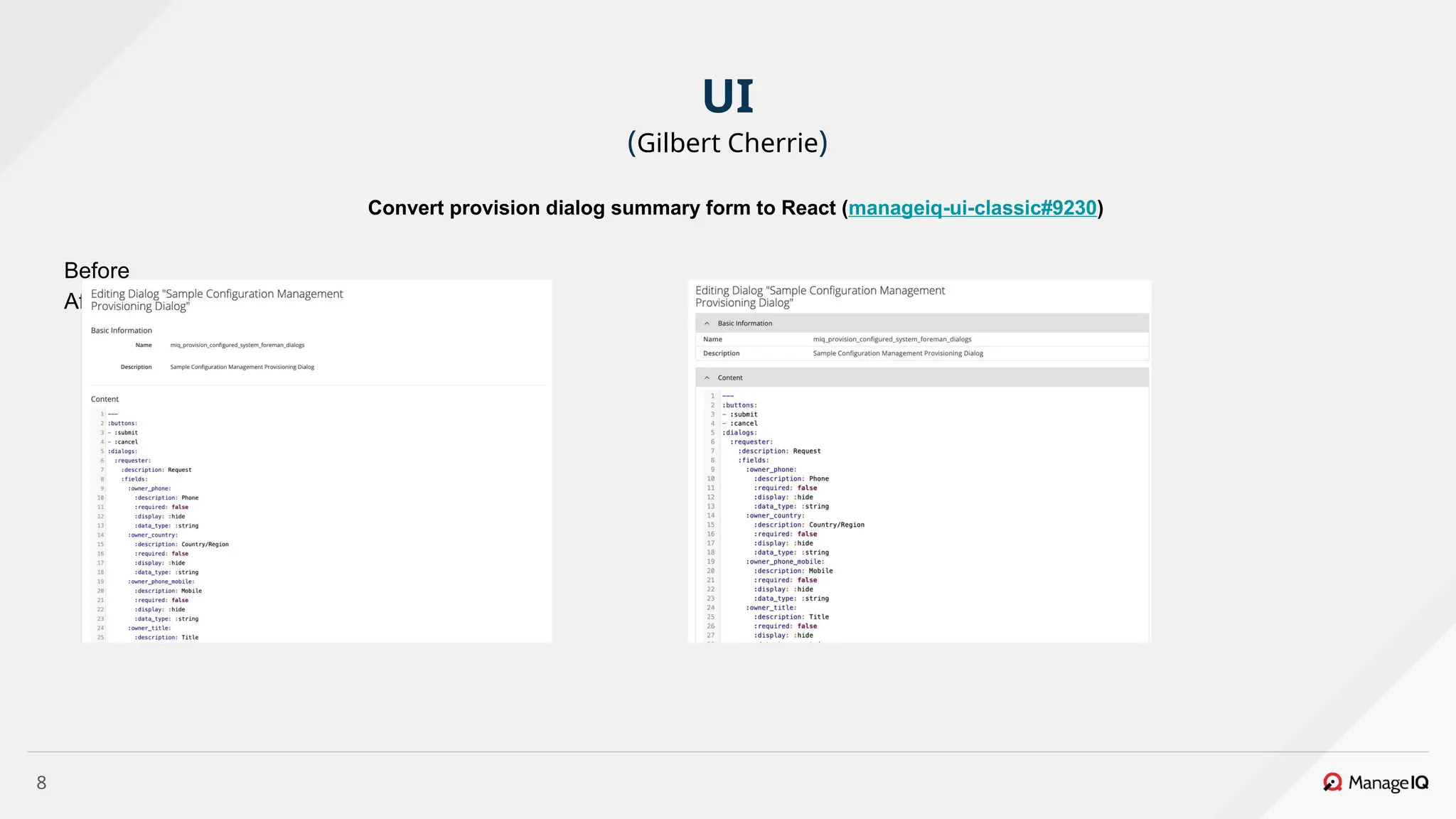 ManageIQ - Sprint 243 Review - Slide Deck | PPT