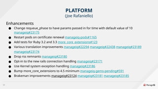 ManageIQ - Sprint 246 Review - Slide Deck | PPT