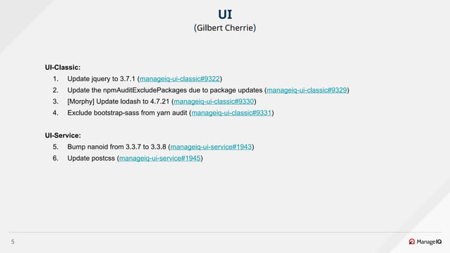 ManageIQ - Sprint 255 Review - Slide Deck | PPTX