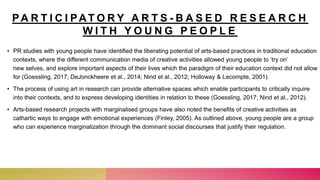 Arts Methods with Young People | PPT