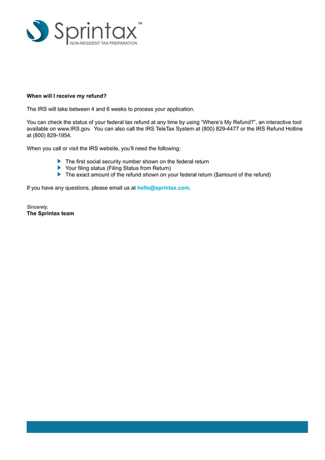 Sprintax Federal Tax Filing Checklist + Reviews | PDF | Personal Taxes ...