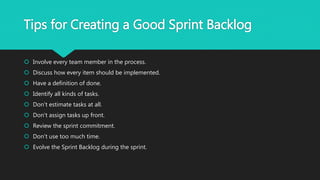 Sprint backlog | PPTX