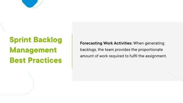 Understanding the Purpose and Best Practices to Manage Sprint Backlogs ...
