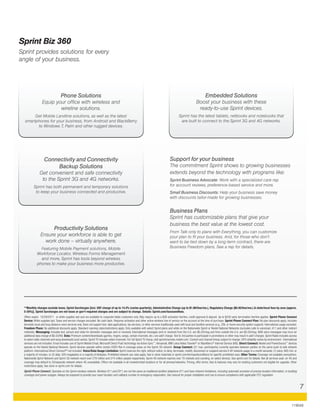 Sprint Biz360 | PDF