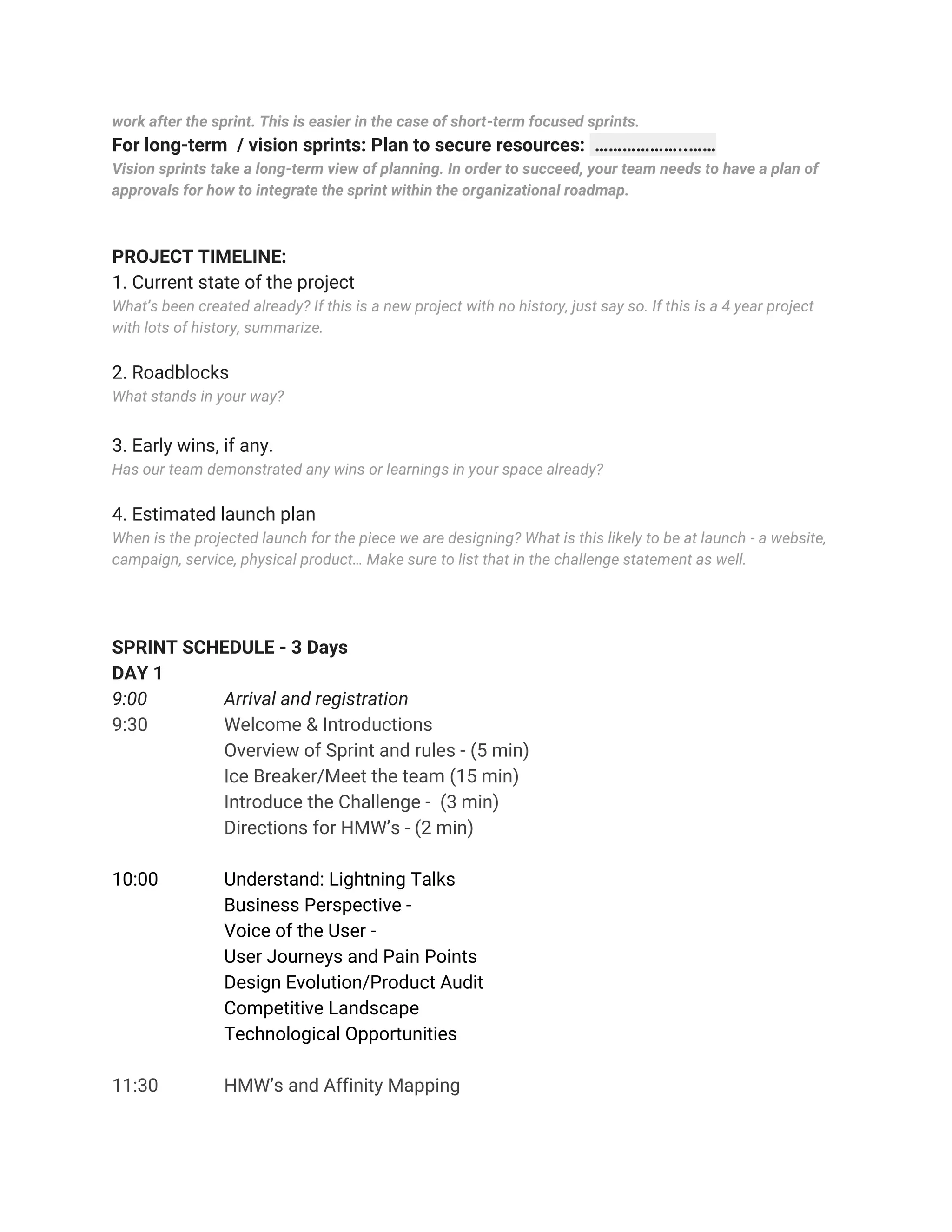 Design Sprint Kit | PDF