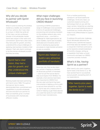 Credo Mobile - Mobile that Makes a Difference | PDF