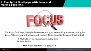 The Importance of having a Sprint Goal | PPTX