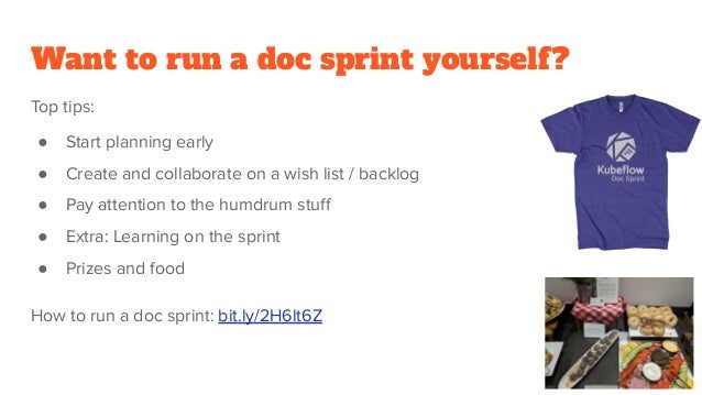 Sprinting for success - the story of an open source doc sprint