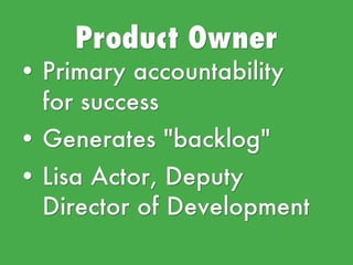 Ready, Set, Sprint! Using Scrum to Manage Major Gifts | PPT