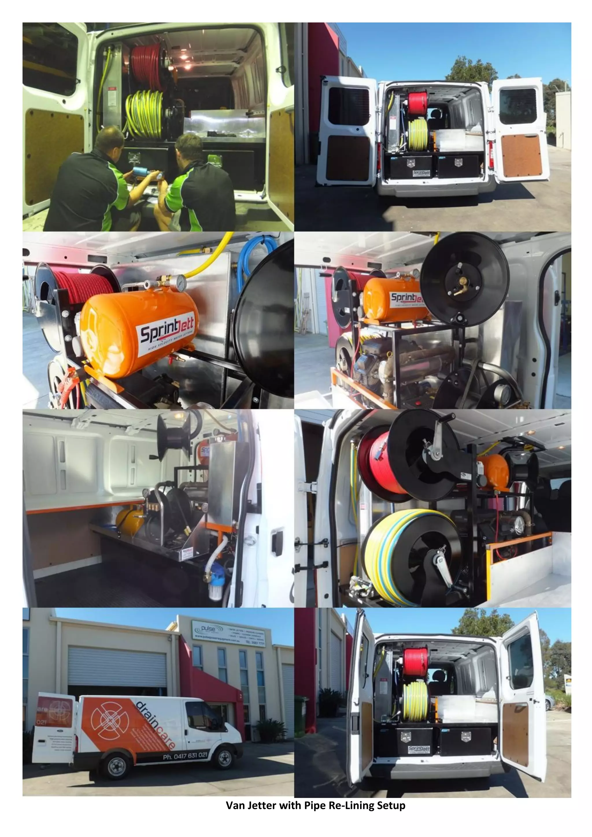 Sprintjett water jetter builds | PDF