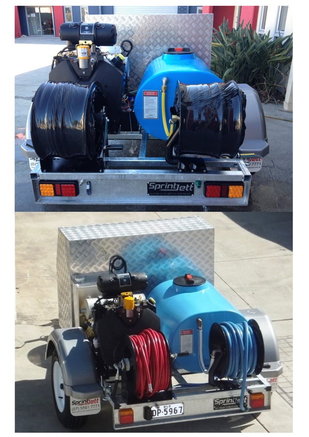 Sprintjett water jetter builds | PDF