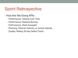 Sprint Review and Planning Template | PDF