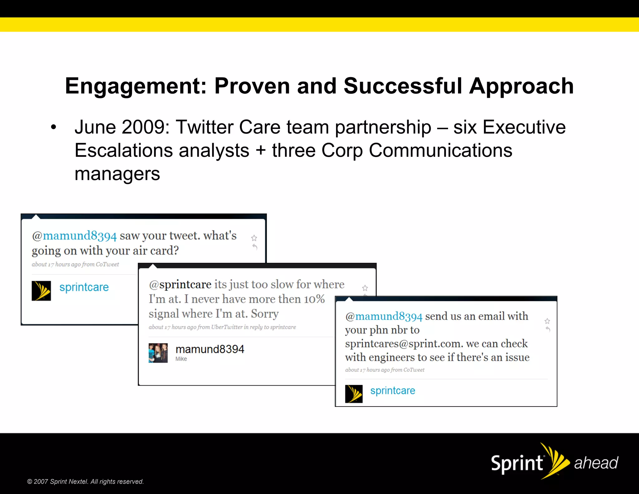BDI 1/13/10 Social Integration Conference - Sprint Case Study | PPT