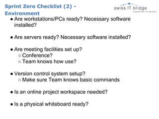 Sprint Zero in Scrum | PDF