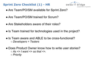 Sprint Zero in Scrum | PDF
