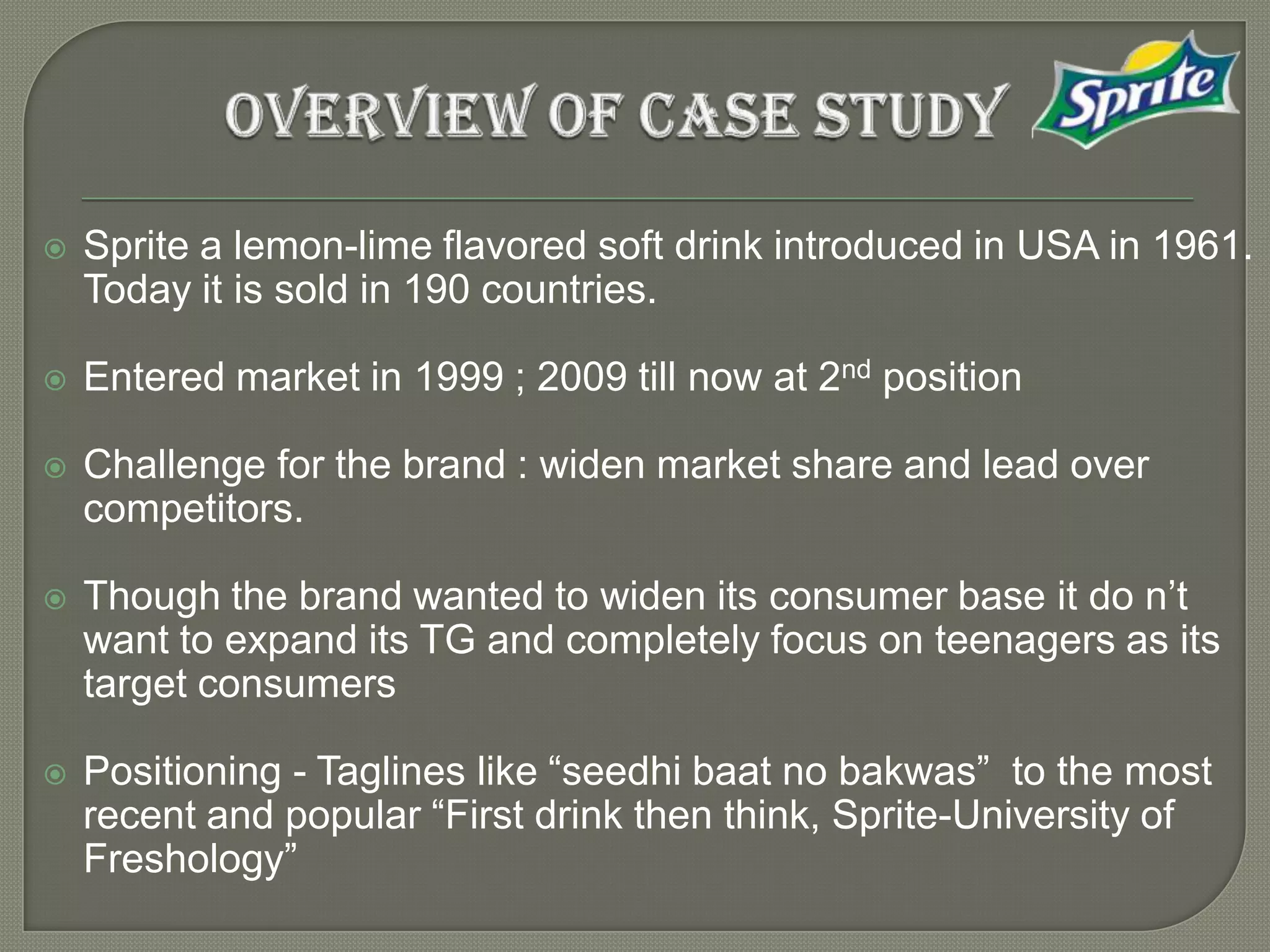 Sprite - Rasta Clear Hai!!! | PPTX