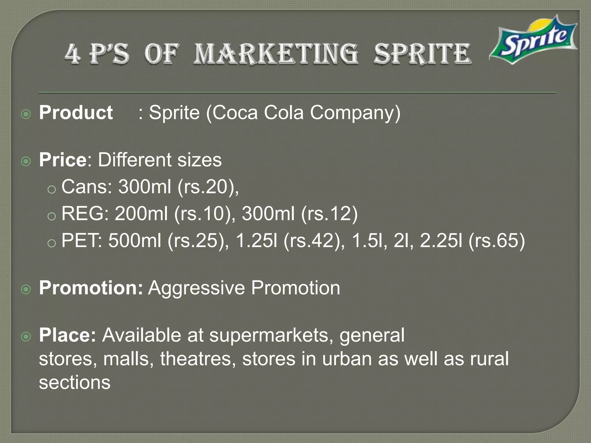 Sprite - Rasta Clear Hai!!! | PPTX