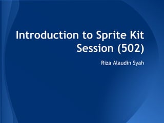Sprite kit | PDF