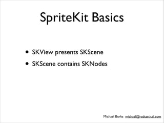 SpriteKit | PPT | Free Download