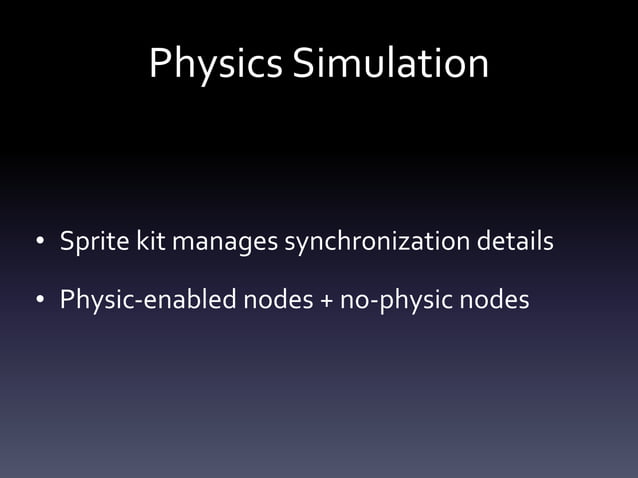 Introduction to Sprite Kit | PPT