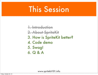 SpriteKit 101 | PPT