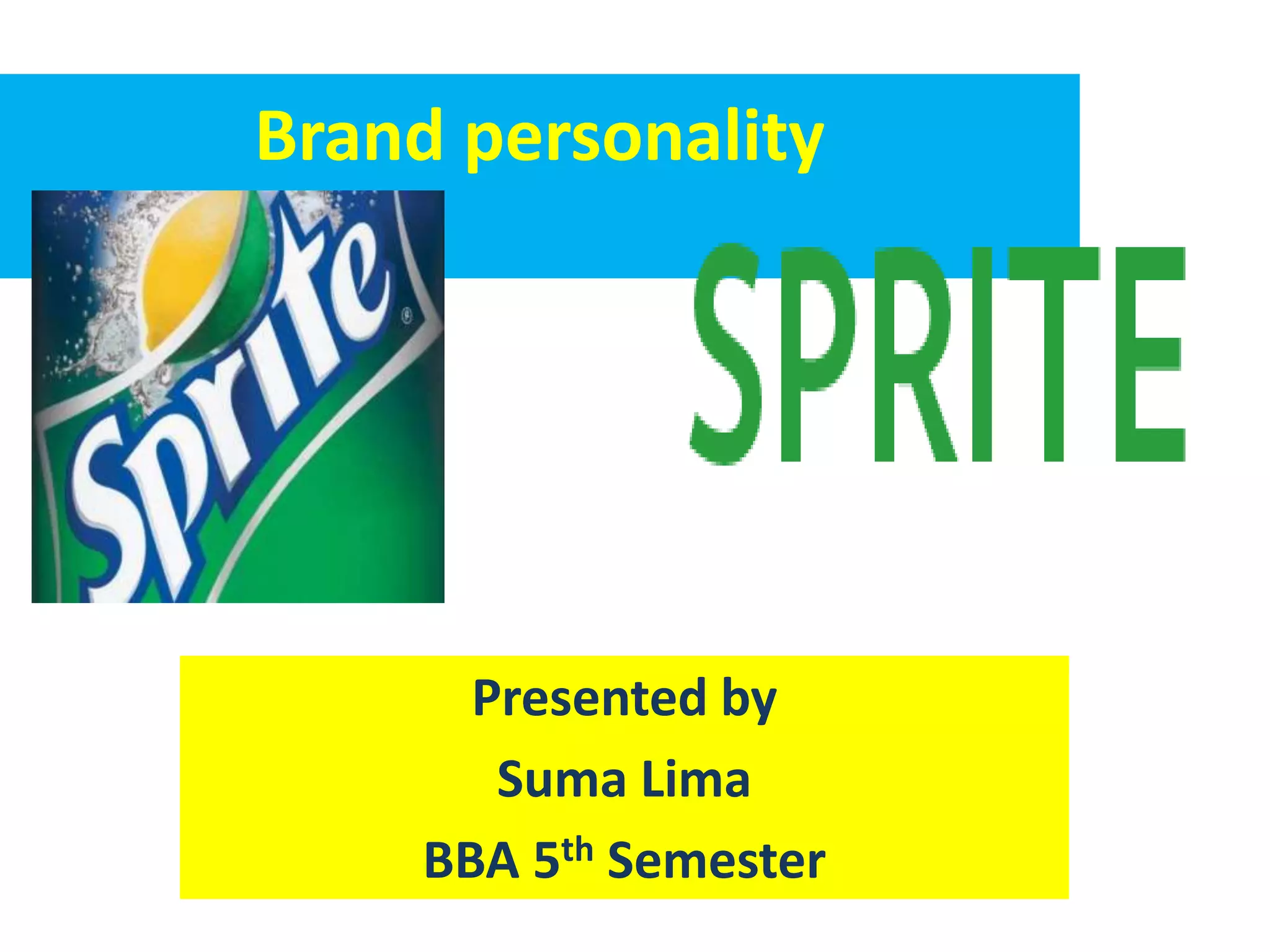 Sprite ppt | PPTX