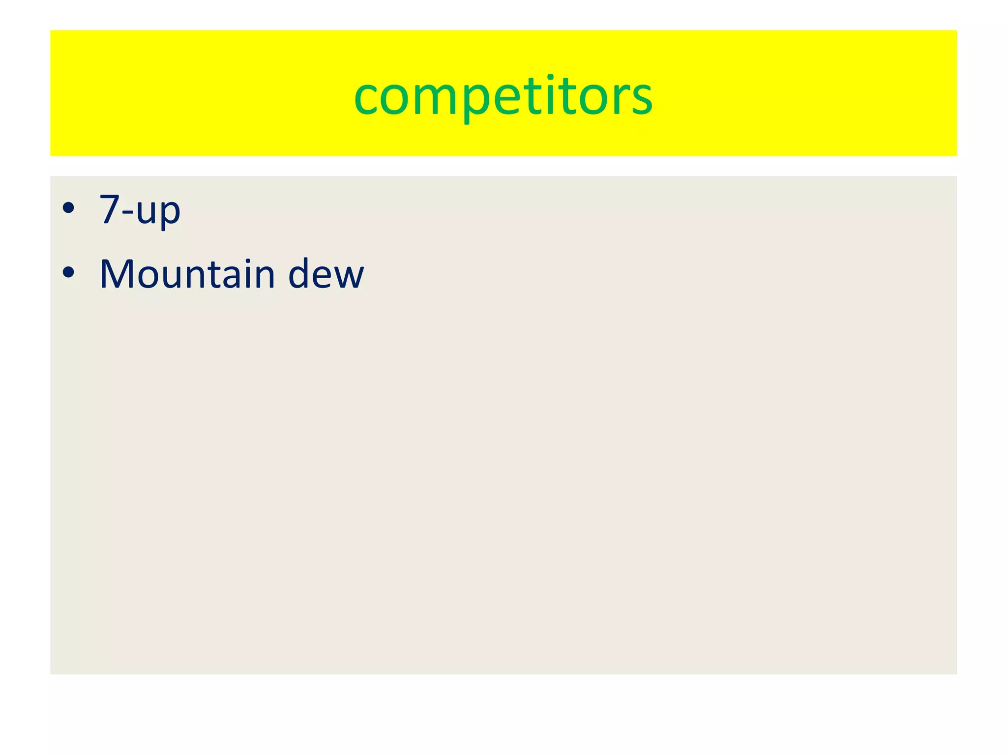 Sprite ppt | PPTX | Food & Drink