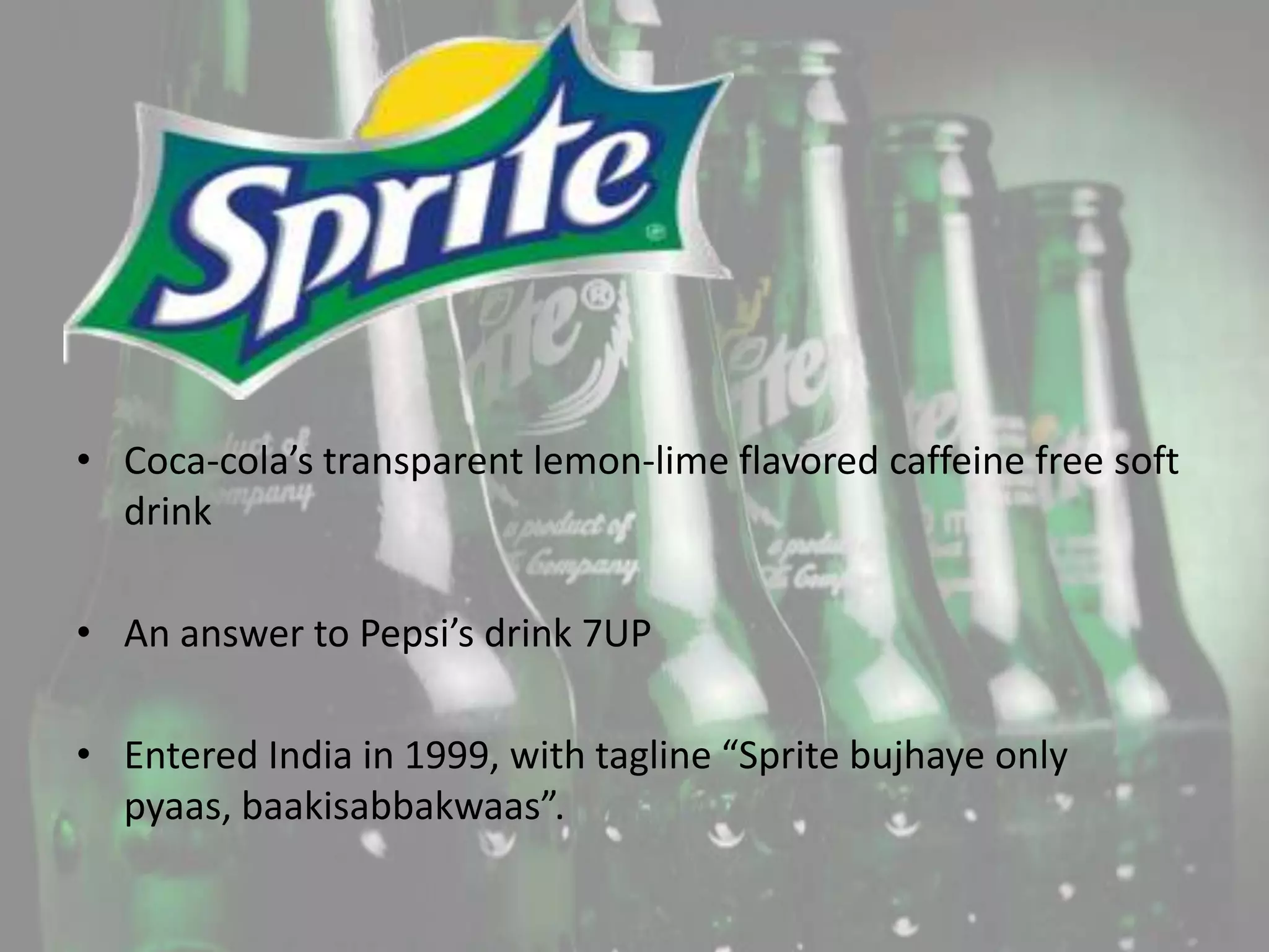 Sprite Seedhi Baat No Bakwas | PPTX