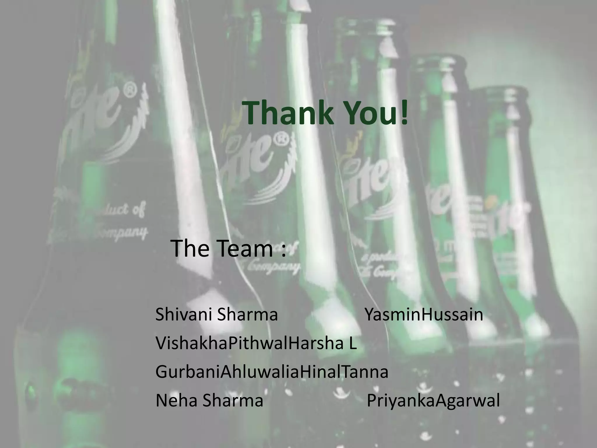 Sprite Seedhi Baat No Bakwas | PPTX