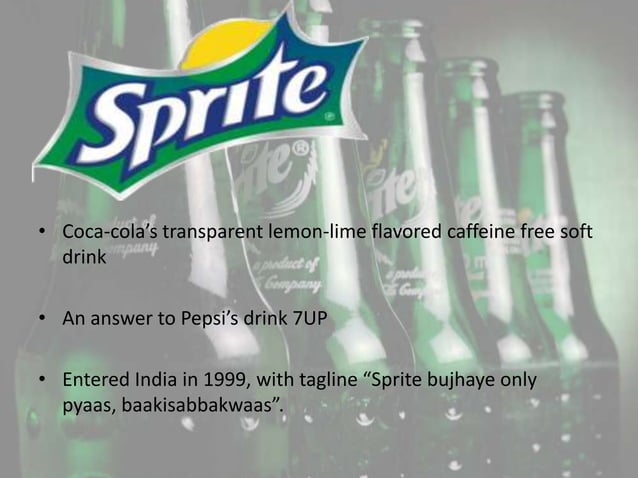 Sprite Seedhi Baat No Bakwas | PPTX