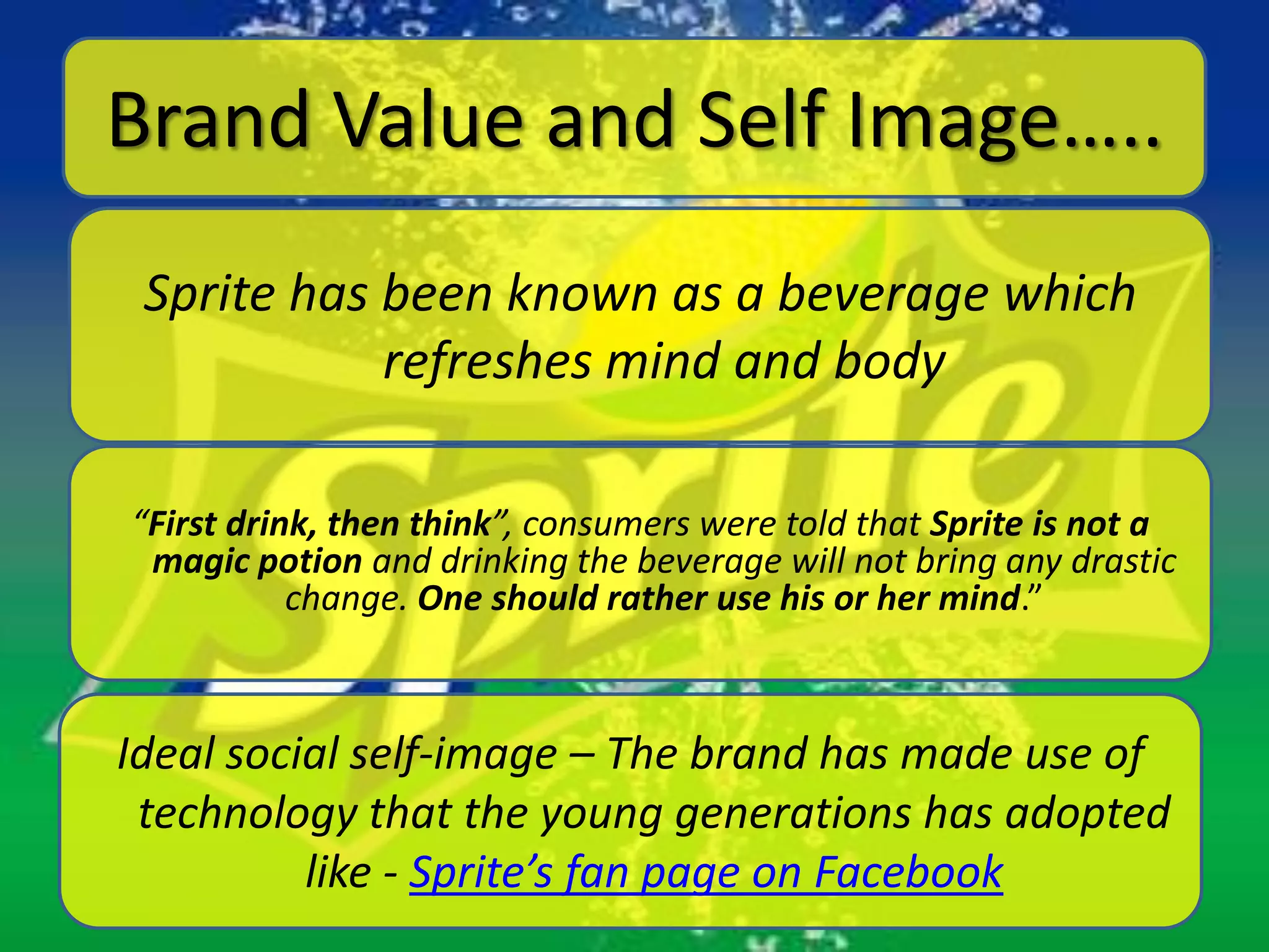 Sprite (soft drink) Case Study Presentation | PPTX