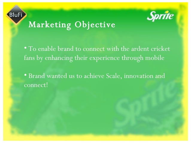 Sprite @ stadium | PPT